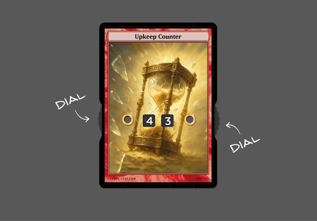 Upkeep Counter With Number Display – Magic the Gathering - Etsy