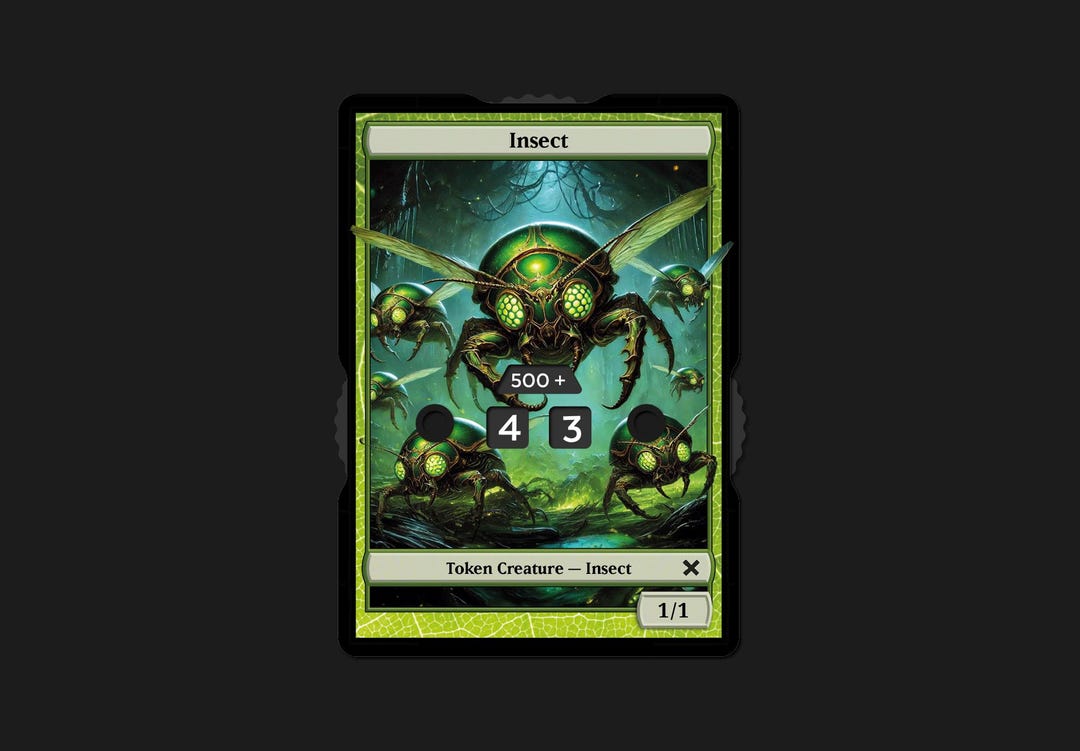 0 999 Insect Display Tokens Dark Mode - Etsy