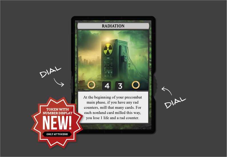 RAD Counter Magic the Gathering - Etsy