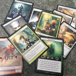 0/1 Plant Token With Number Display – Magic the Gathering - Etsy