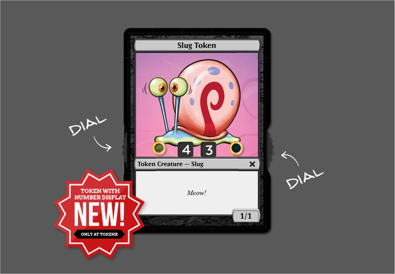 Custom Token With Number Display Magic the Gathering - Etsy Ireland