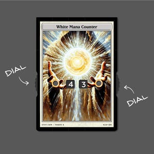 Mana Counter Set With Number Display – Magic the Gathering - Etsy