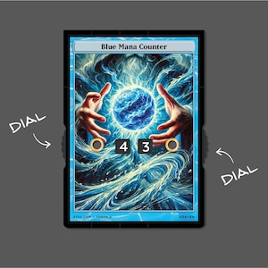 Mana Counter Set With Number Display – Magic the Gathering - Etsy