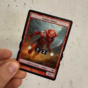 Doublesided Token With Number Display (0-99) – Magic the Gathering - Etsy
