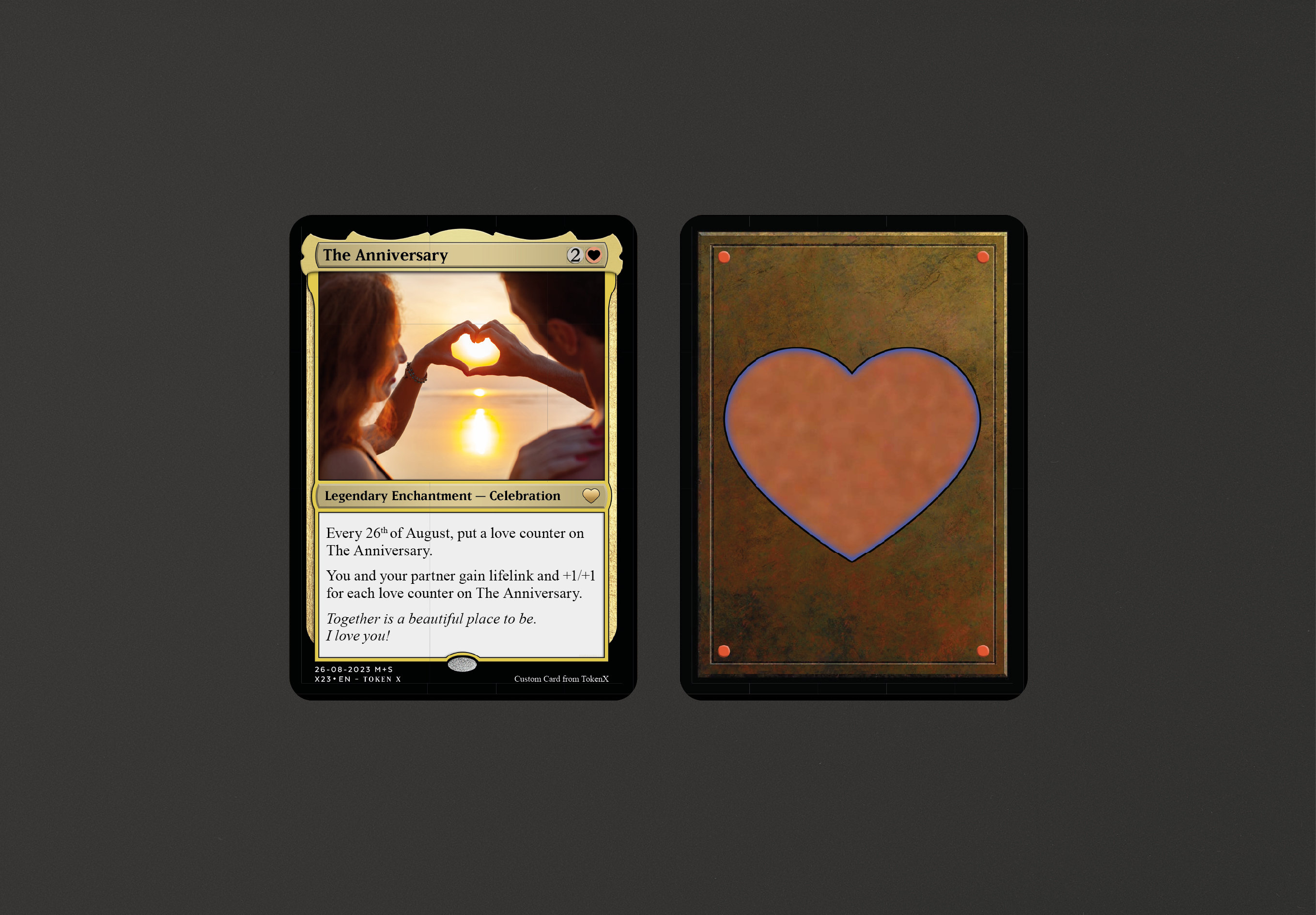 Anniversary Gift Mtg Customizable Magic Card - Etsy