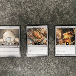 MTG Treasure Token With Number Display - Etsy