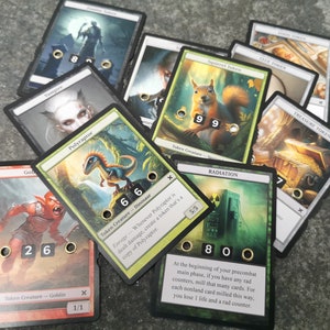 1/1 Human Warrior Token With Number Display - Etsy