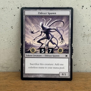 0/1 Eldrazi Spawn Token With Number Display – Magic the Gathering - Etsy