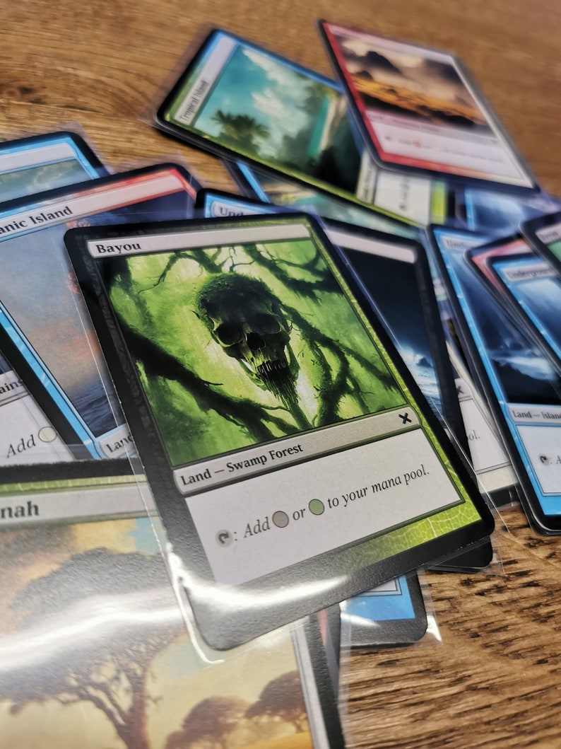 Mtg Dual Lands Proxy Cards - Etsy