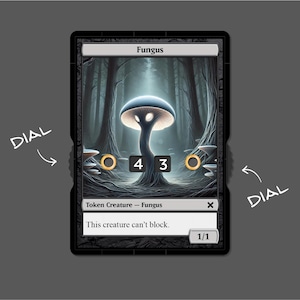 1/1 Fungus Token With Number Display – Magic the Gathering - Etsy