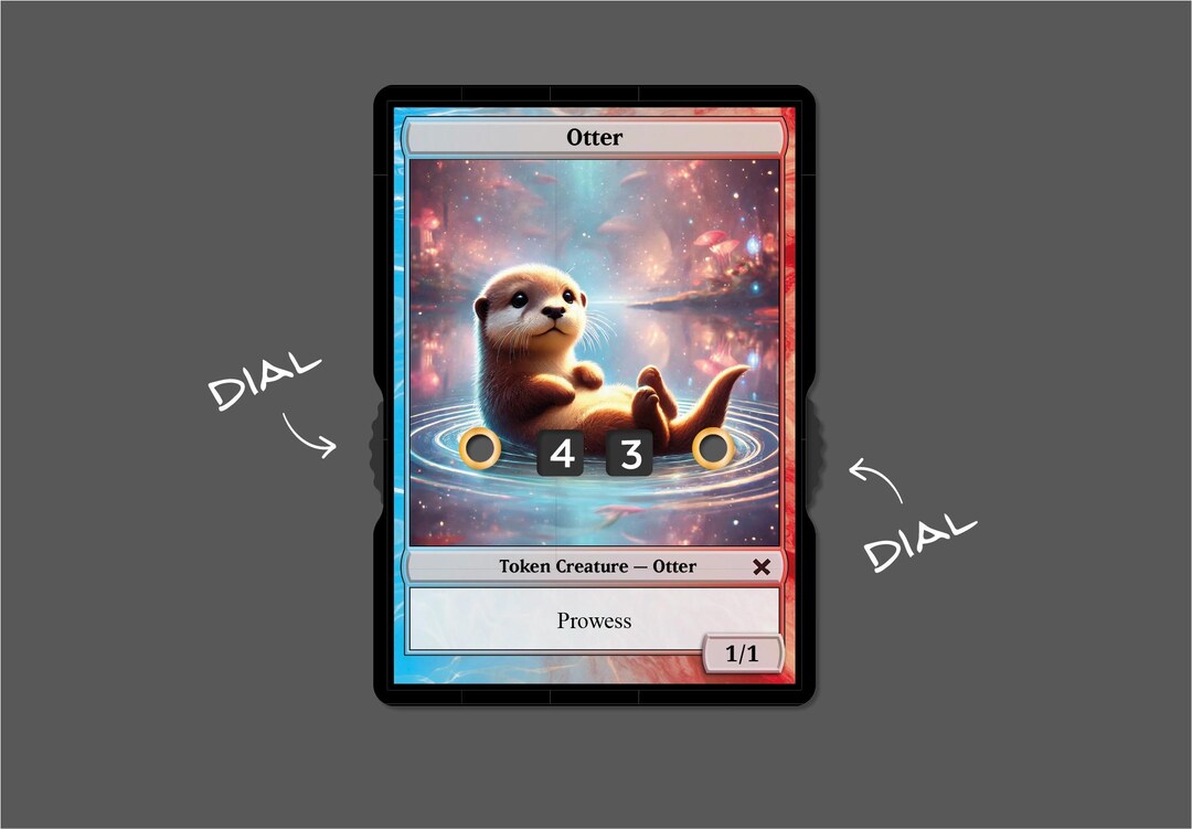 1/1 Otter Token With Number Display – Magic the Gathering - Etsy