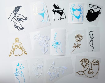 Resin Art Sticker | Etsy