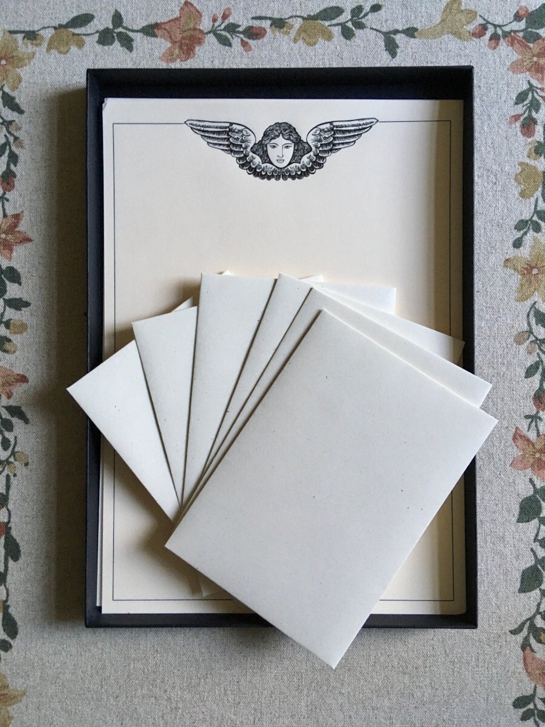 Angel - Classical Illustration - Victorian Style Writing Paper Set With ...