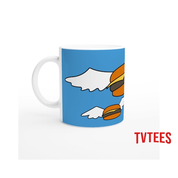 Bob's Burgers Mug Bobs Burgers Flying Burger Mug | Etsy