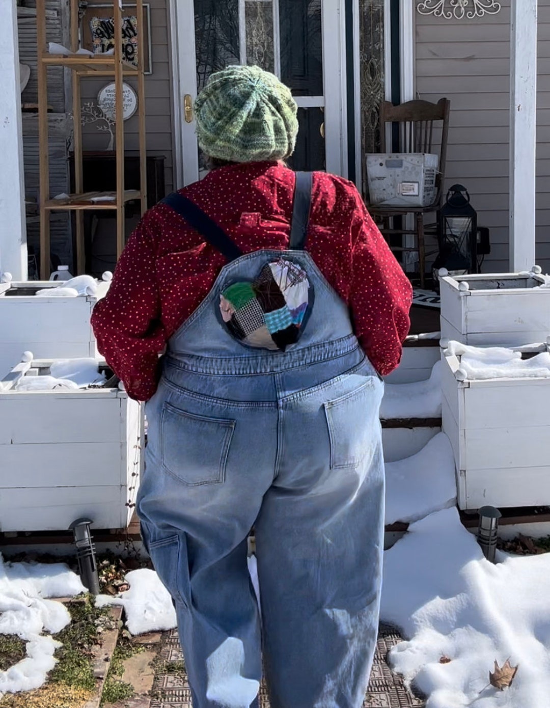 Custom Funky Patched Love and Heart Overalls - Etsy