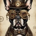 Steam Punk French Bulldog Decoupage Tissue Paper - Etsy