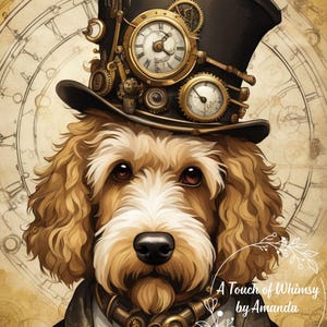 Steam Punk Golden Doodle Decoupage Tissue Paper - Etsy
