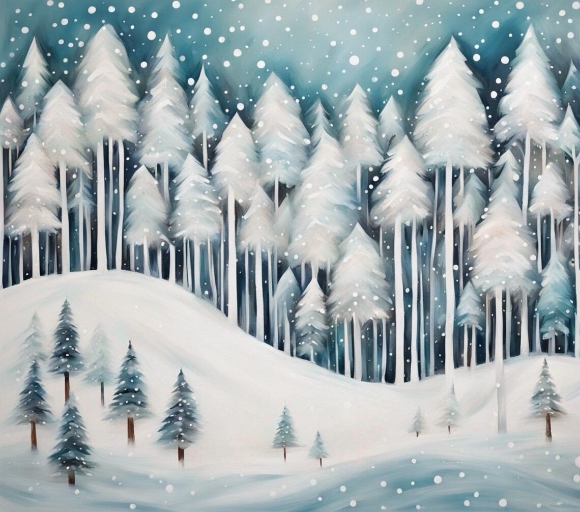 Woodland Winter's Whisper Tissue Paper - Etsy
