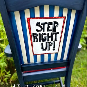 Creepy Clown Painted Horror Chair - Etsy