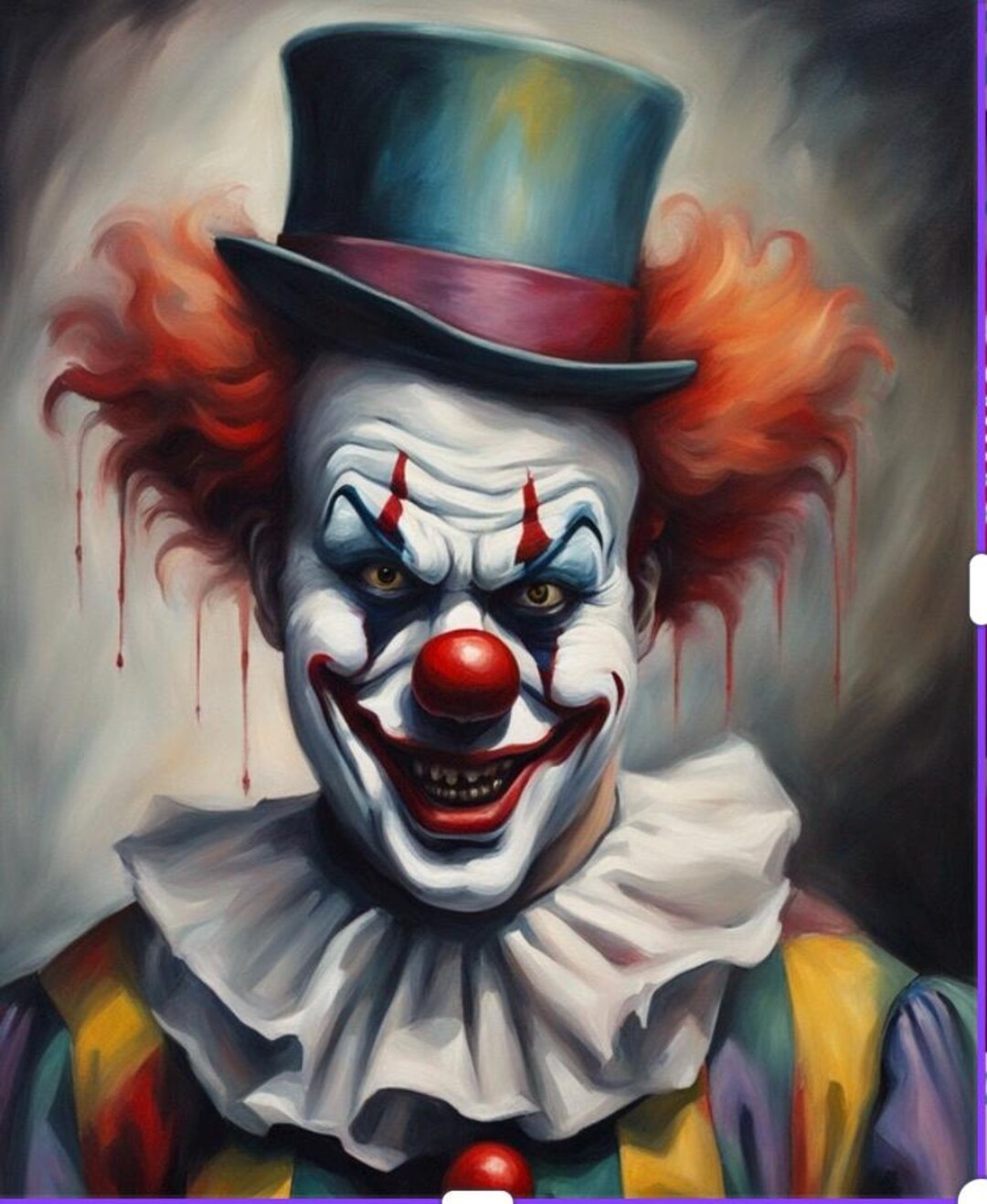 Creepy Clown Decoupage Paper Delights - Etsy