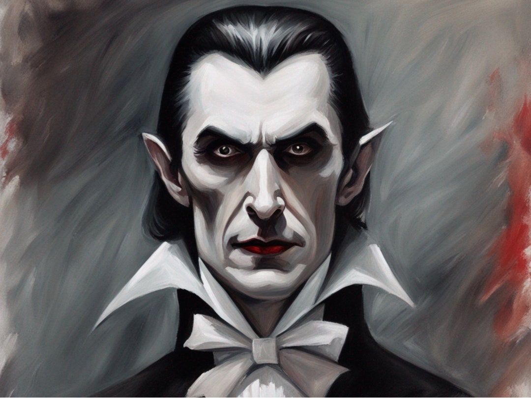 Gothic Elegance: Dracula Painting Decoupage Delights - Etsy