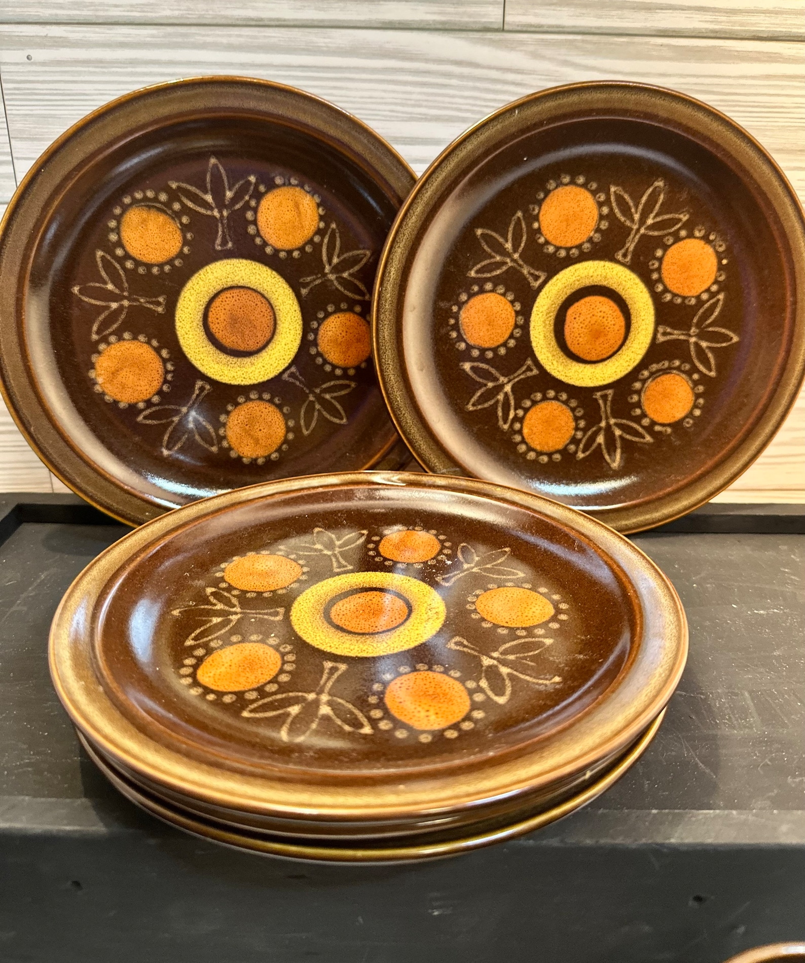 Large Collection of Rare. Aztec Dish Set by George Briardvintage Dish ...