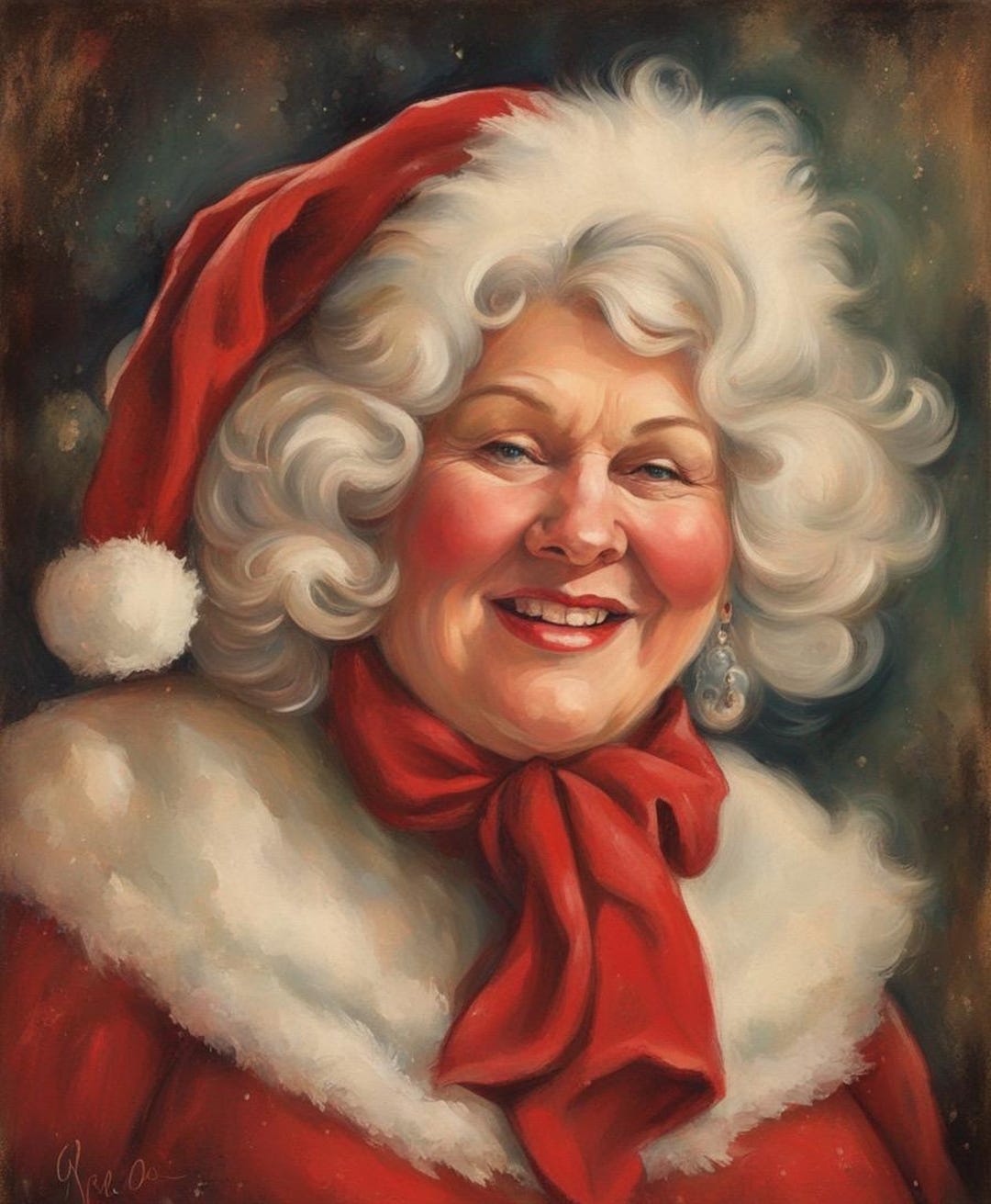 Mrs. Claus Christmas: Festive Decoupage Tissue Paper and A4 Rice Paper ...