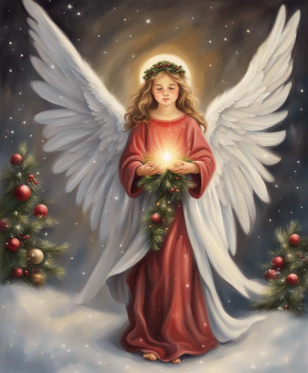 Christmas Angel Decoupage Paper - Etsy