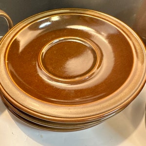 Vintage George Briard Aztec Dish Set, MCM Brown Dinnerware, 17 Pieces ...