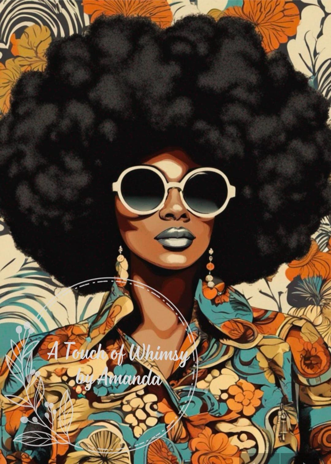 Groovy Black Lady 4 Decoupage Tissue Paper and A4 Rice Paper - Etsy