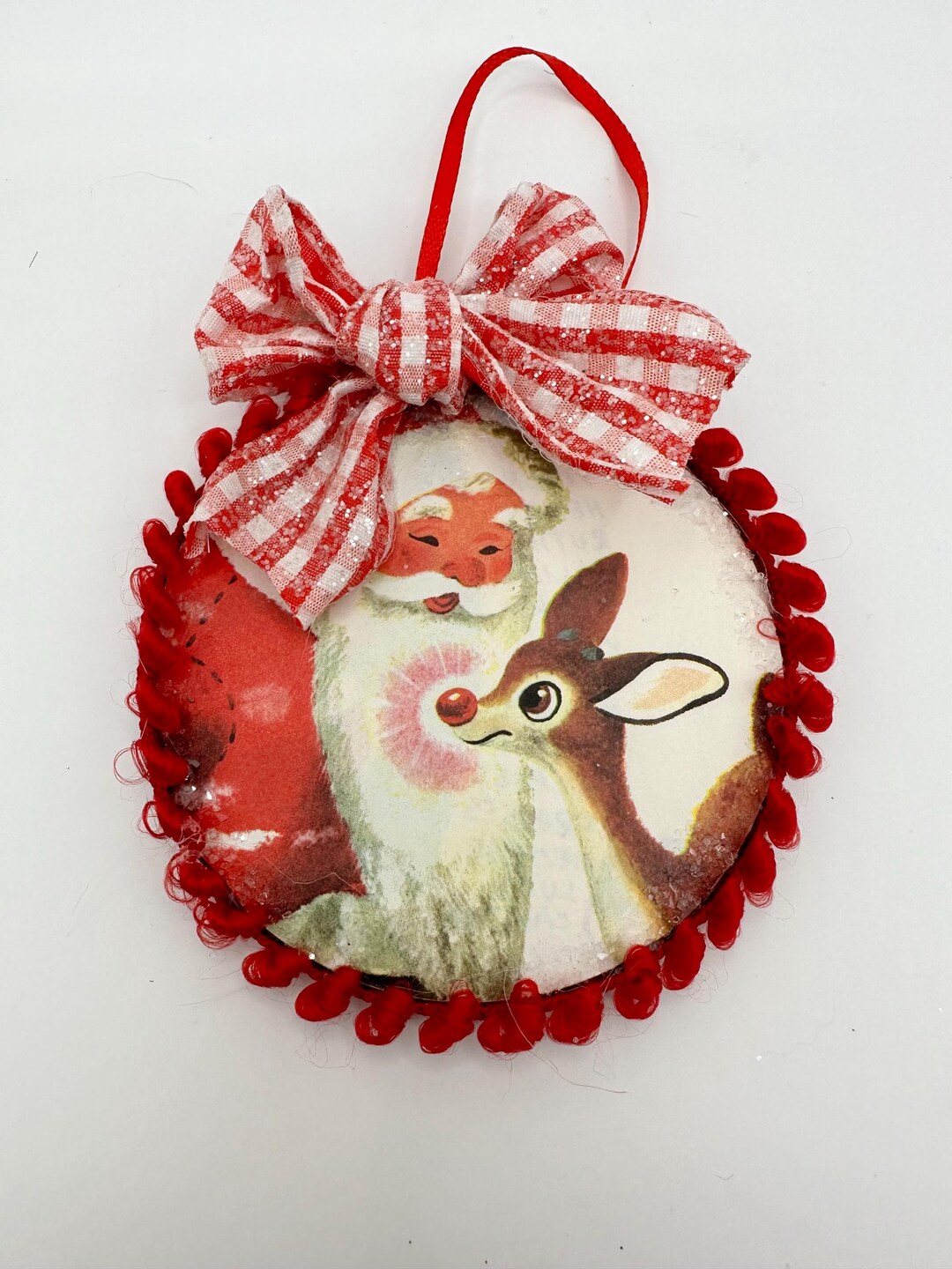 Little Golden Book Rudolph the Red Nosed Reindeer Christmas Ornament - Etsy