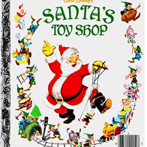 Little Golden Book Santas Toy Shop Christmas Ornament - Etsy