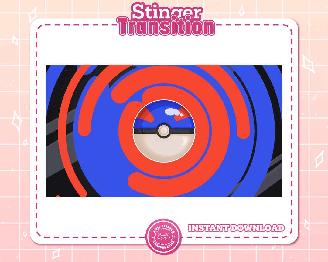 Pokemon Great Ball Stinger Transition / Stinger Animation / Twitch ...