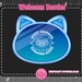 Cute Cat Webcam Overlay, Blue Twitch Cam Border (digital Download) - Etsy