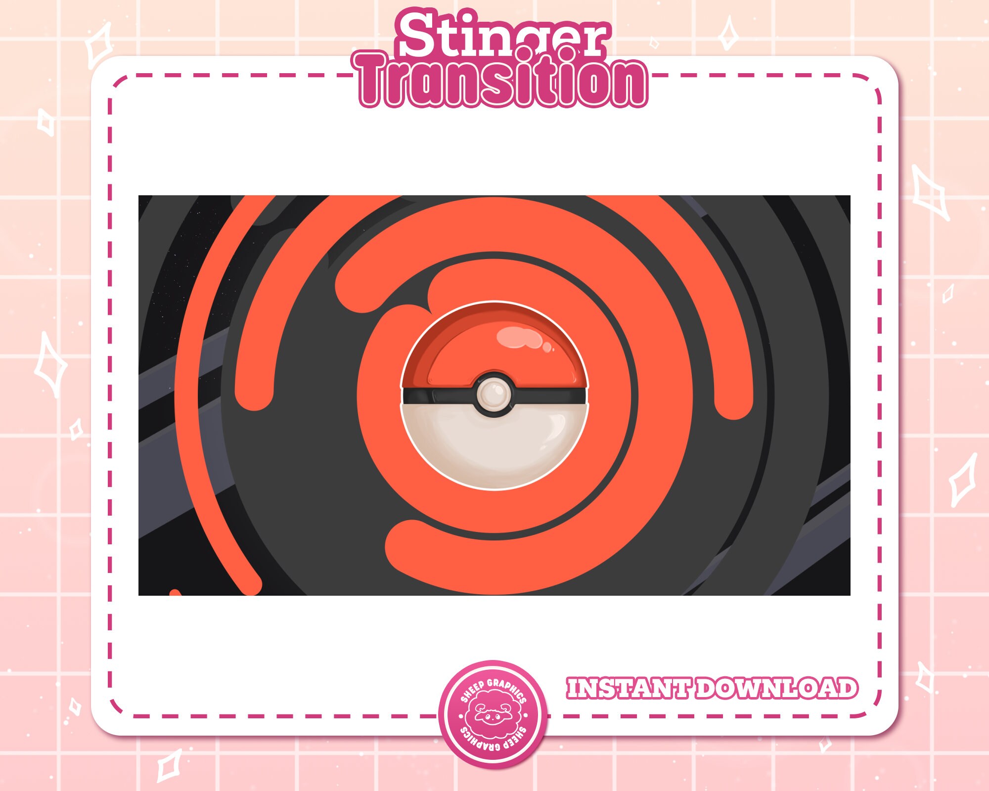 Pokemon Pokeball Stinger Transition / Stinger Animation / Twitch ...