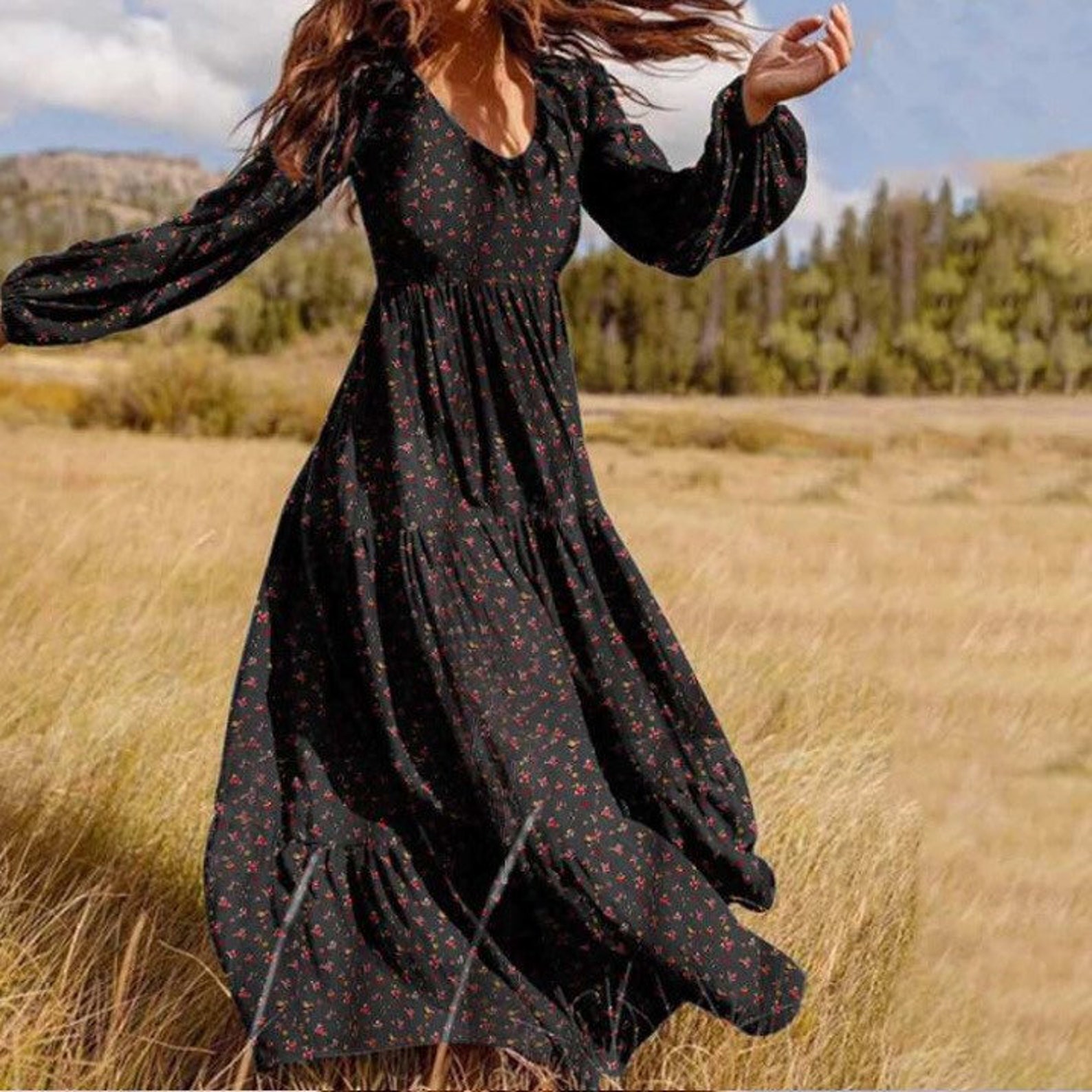 Boho Dress Plus Size Summer Dress For Women Bohemian Dress Etsy