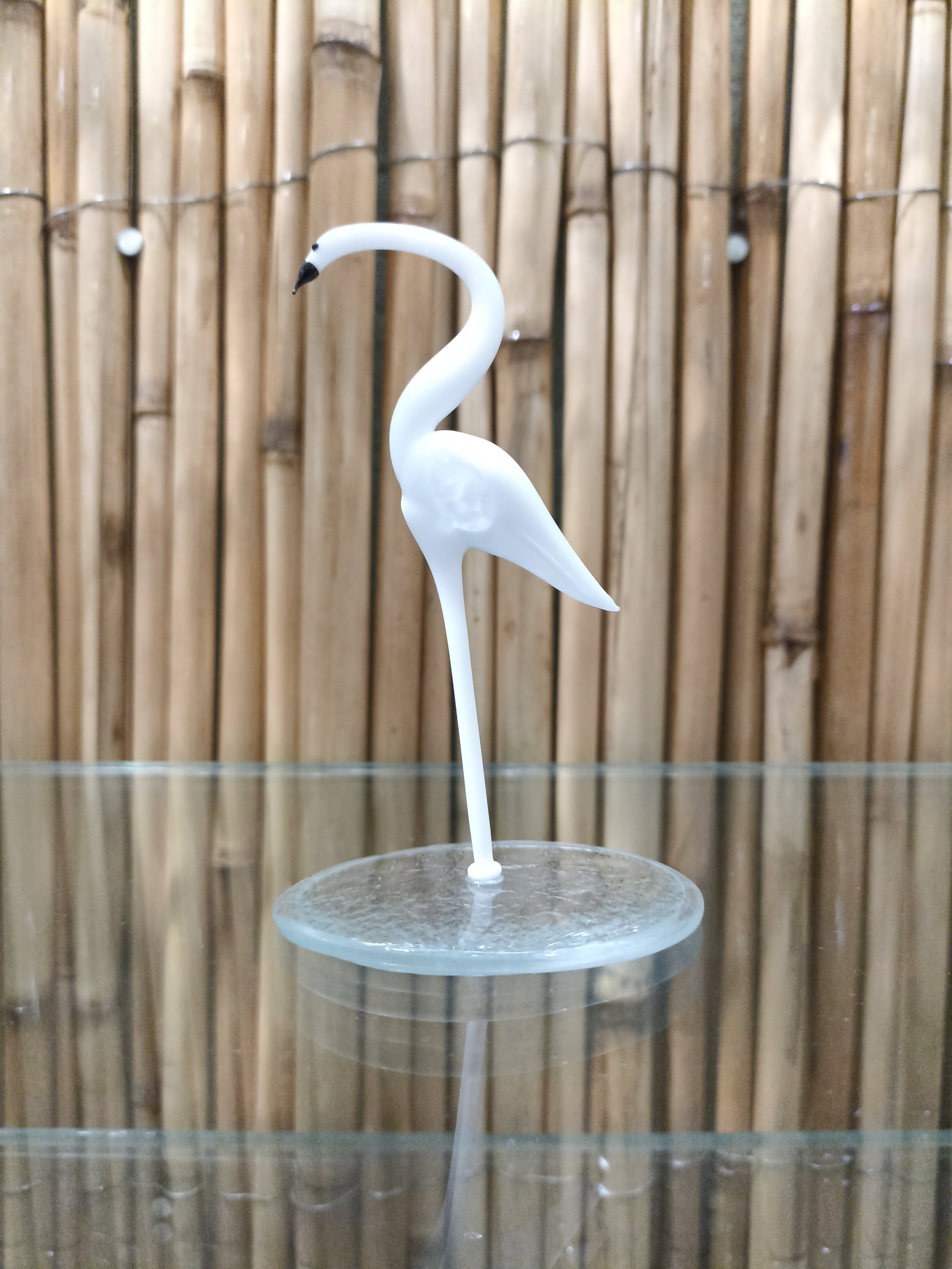 Murano Glass Flamingo Handmade Sculpture Flamingo Glass - Etsy