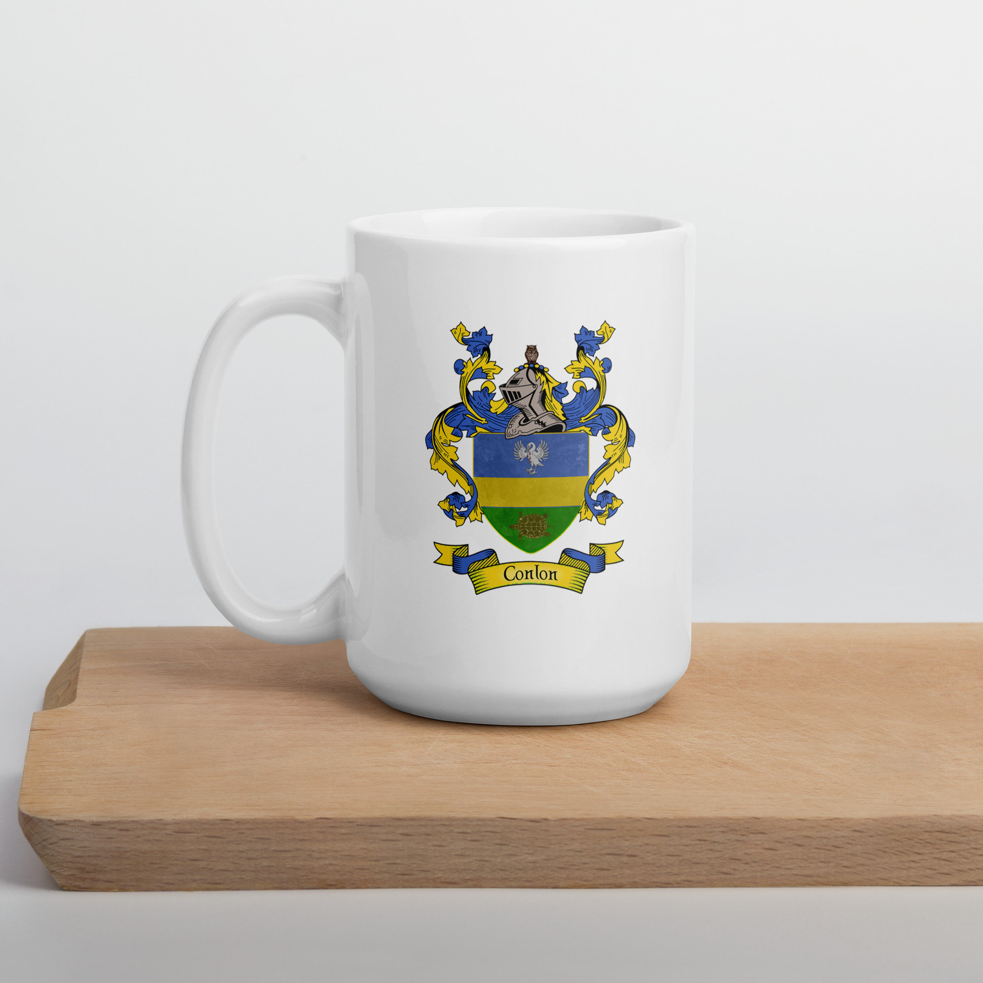 Conlon Coat of Arms Coffee Mug Conlon Family Crest Coffee Cup - Etsy