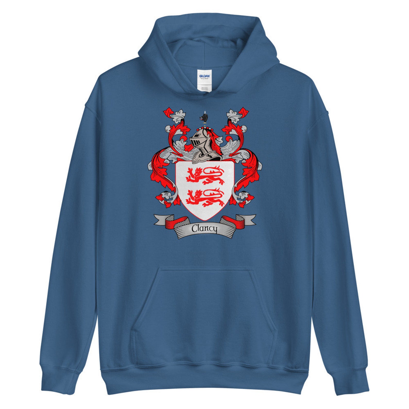 Clancy Coat of Arms - Clancy Family Crest Hoodie Sweatshirt - Etsy Canada