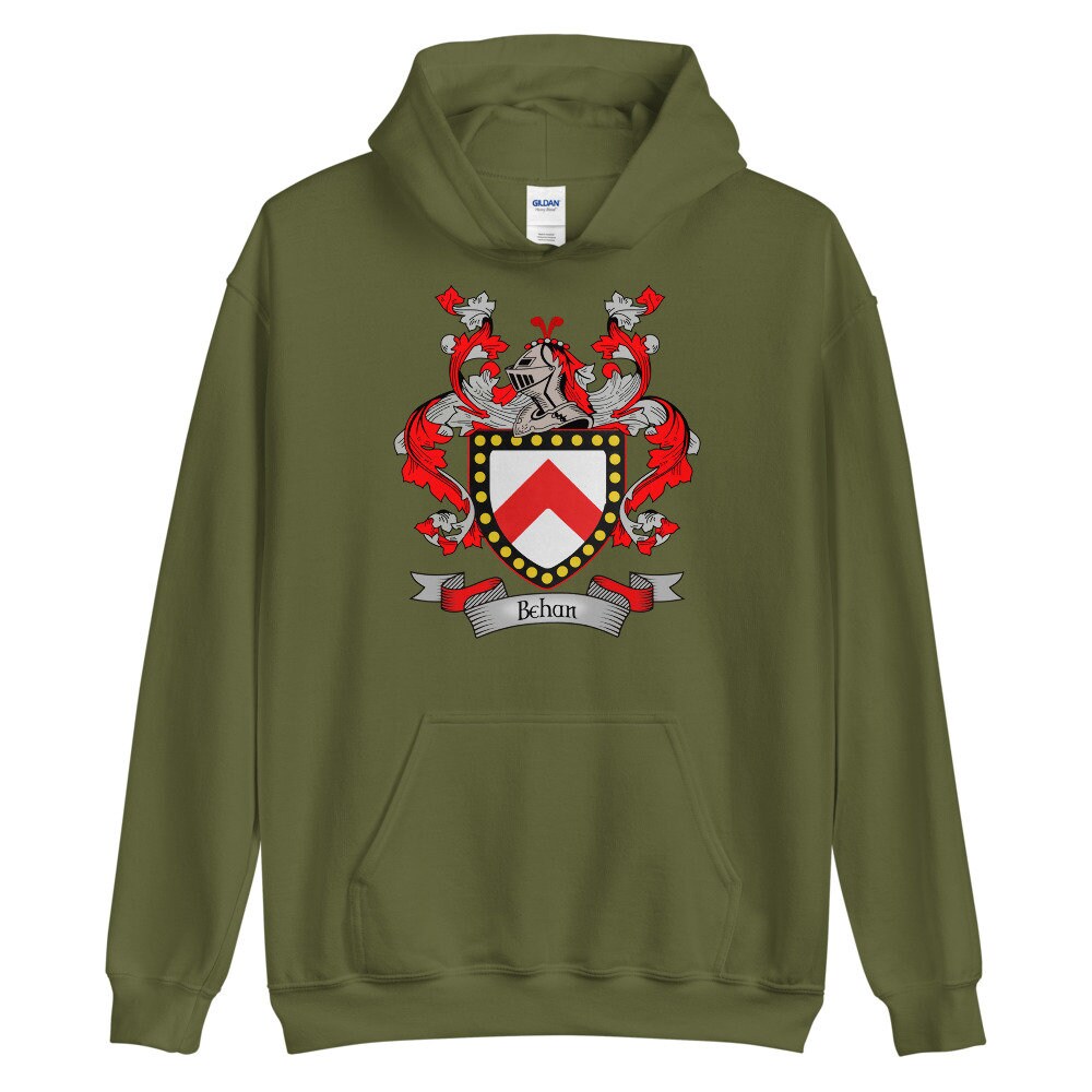 Behan Blason pull - Behan Family Crest Hoodie Sweatshirt Hoodie Sweat ...