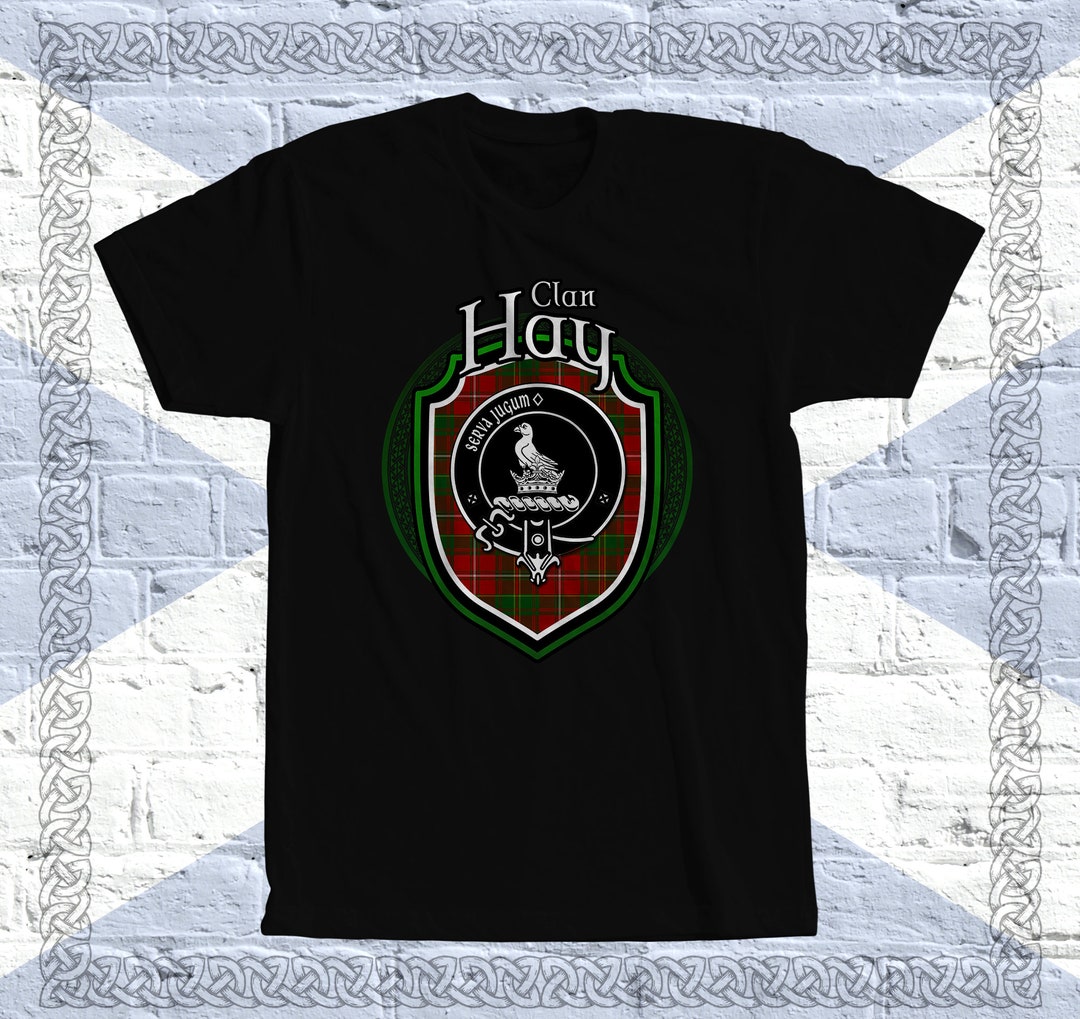 Clan Hay Crest T-shirt, Scottish Hay Family Gifts, Hay Heraldry, Hay ...