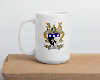 Donnelly Irish Coat of Arms Leather Travel Mug - Etsy