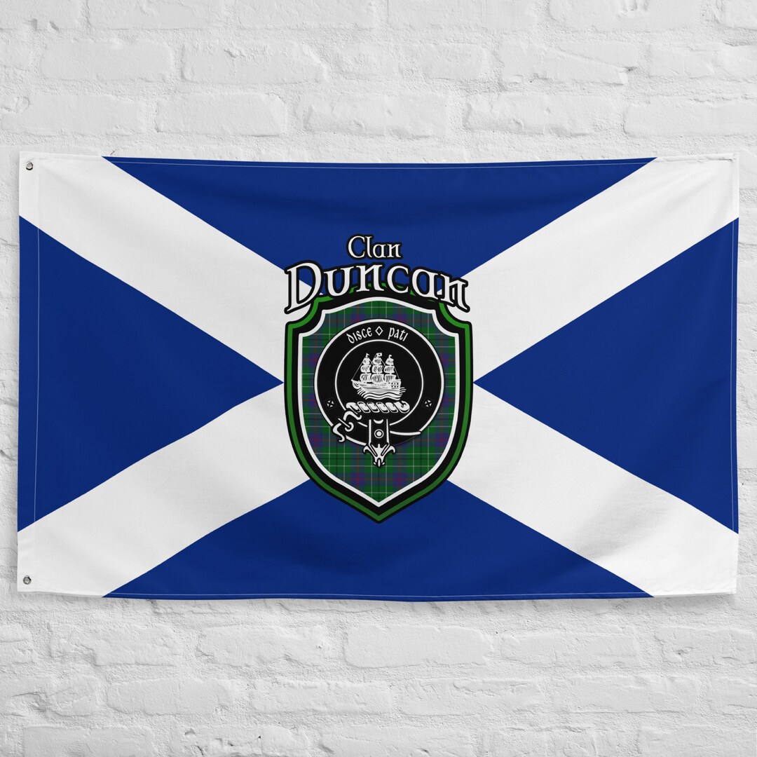 Clan Duncan Scottish Family Crest, Scotland Flag | Scottish Gifts for ...