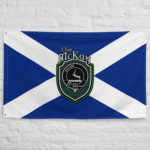 Clan Mckay Scottish Family Crest Scotland Flag Scottish | Etsy