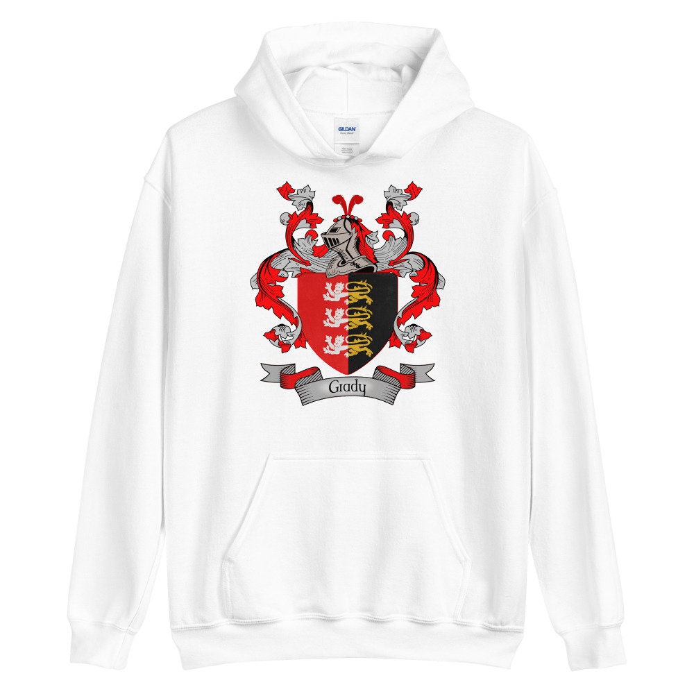 Grady Coat of Arms Grady Family Crest Hoodie Sweatshirt - Etsy Canada