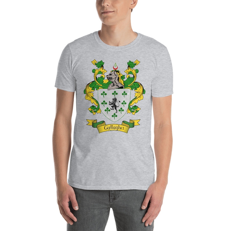 Gallagher Family Crest T-shirt – Irish Coat of Arms Gift - Etsy