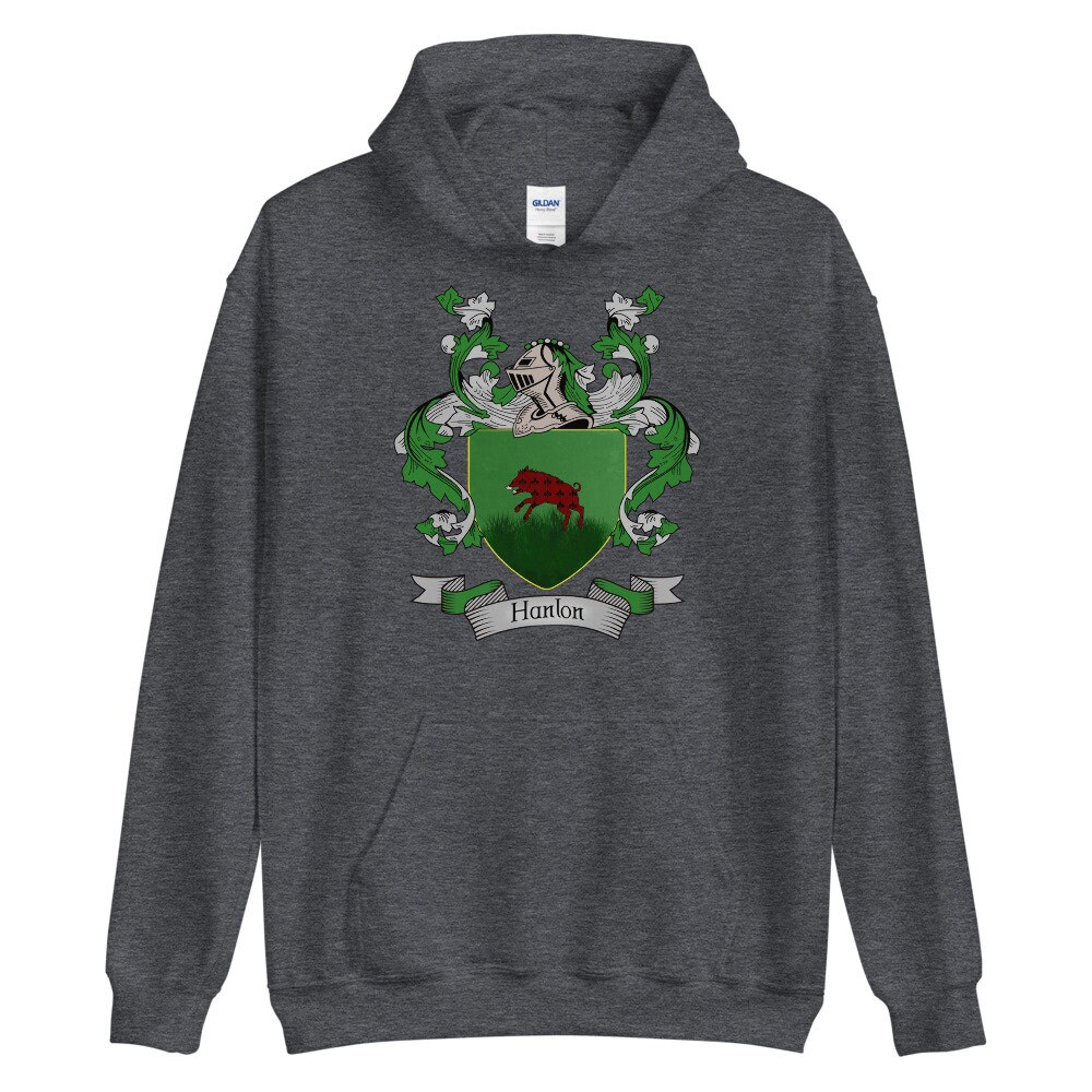 Hanlon Coat of Arms - Hanlon Family Crest Hoodie Sweatshirt - Etsy Ireland