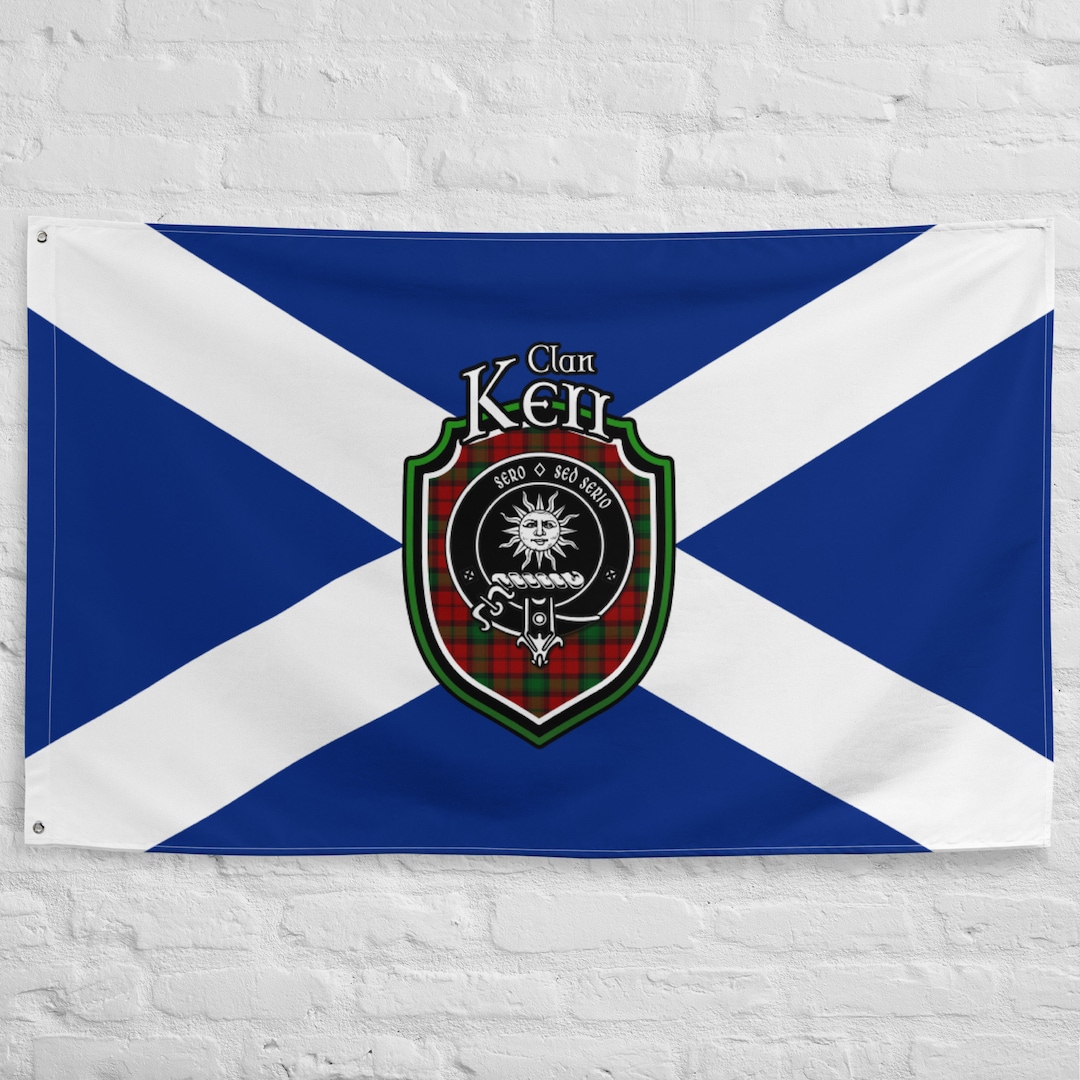 Clan Kerr Scottish Family Crest, Scotland Flag | Scottish Gifts for the ...
