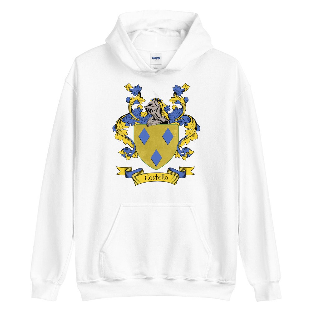 Costello Coat of Arms Costello Family Crest Hoodie Sweatshirt - Etsy