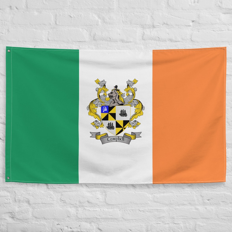 Campbell Irish Coat of Arms Family Crest Ireland Flag Irish - Etsy Ireland Campbell Irish Coat of Arms Family Crest Ireland Flag Irish - Etsy Ireland